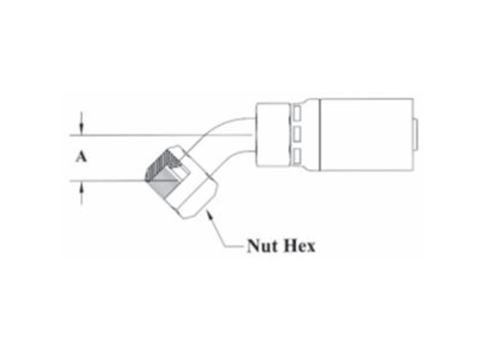 MTI Canada - Product - Coupling Female Swivel JIC 45° 3/4" Hose ID 1-1 ...