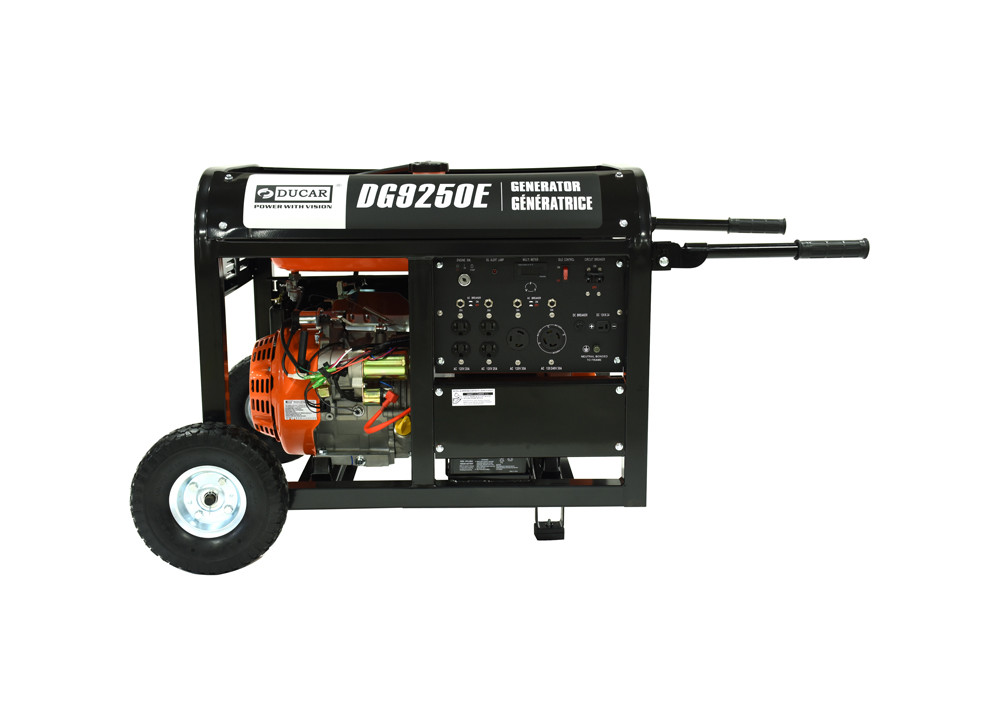 MTI Canada - Product - 9250W DUCAR Generator - 15HP "Square frame tubing"